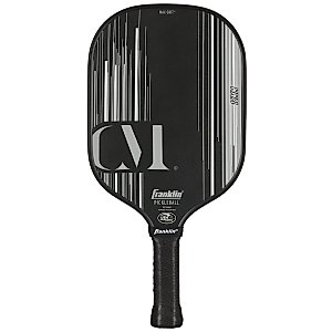 Franklin Sports Pro Pickleball Paddle - Christine McGrath Pro Player Tournament Pickleball Paddle - Polypropylene Paddle with Max Grit Surface - USA Pickleball (USAPA) Approved - Black - 16mm Core