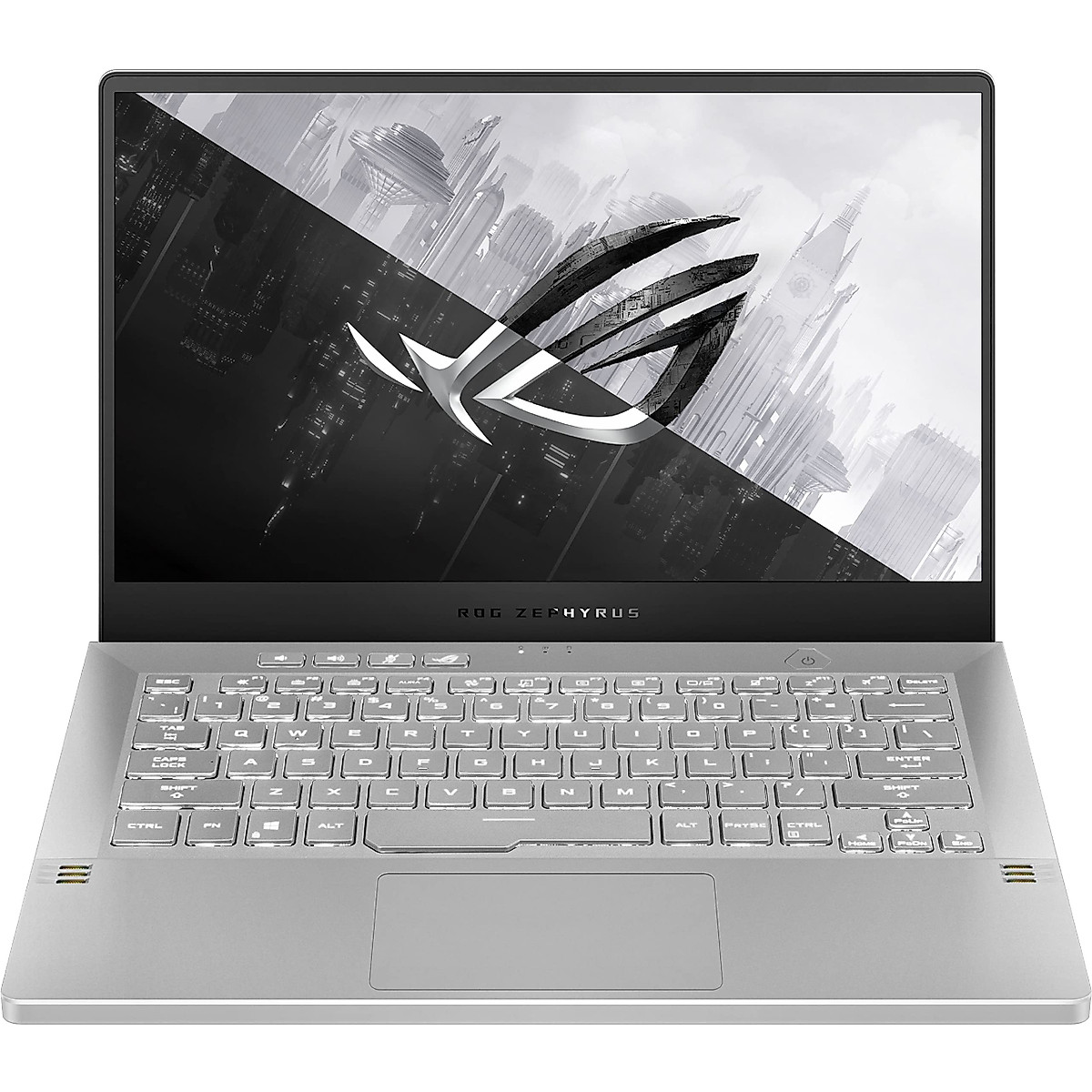 Asus ROG Zephyrus G14 Ultra Slim Gaming Laptop, 14'' 120Hz QHD Display(2560x1440) ,AMD Ryzen 9 5900HS ,NVIDIA GeForce RTX 3060,24GB RAM, 1TB PCIe SSD, Fingerprint Reader, Windows 10, Moonlight White