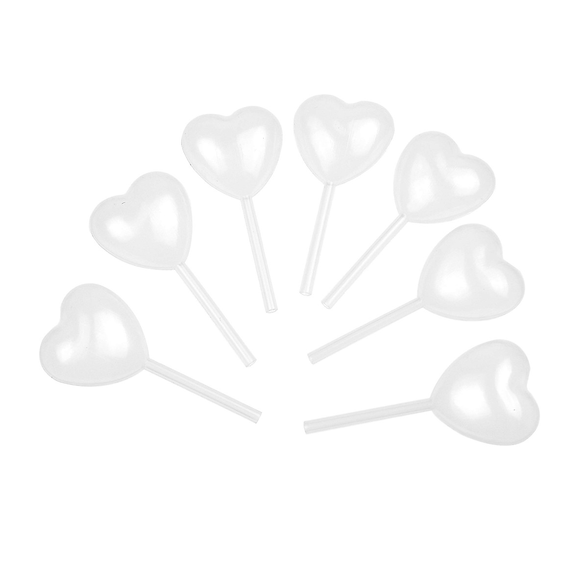 Kare & Kind 100 Pcs (4ml) Liquid Dropper Pasteur Pipettes - Clear Translucent Infuser- 50x Rectangular, 25x Heart and 25x Round-Shaped - for Cakes, Cupcakes, Strawberry, Chocolates - Easy Squeeze