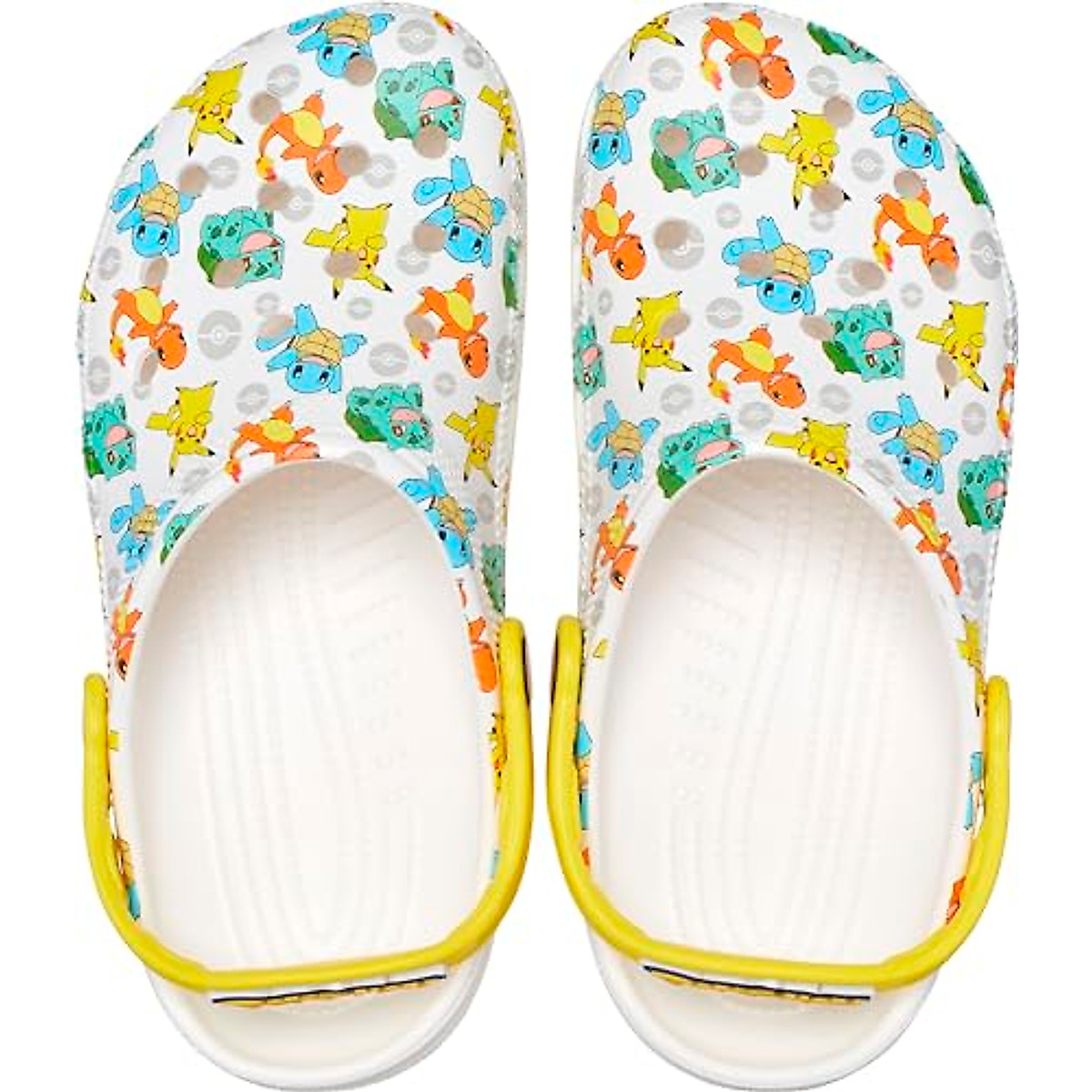 Crocs Unisex Classic Pikachu Clogs, Pokemon Shoes, White/Multi, Numeric_5 US Men