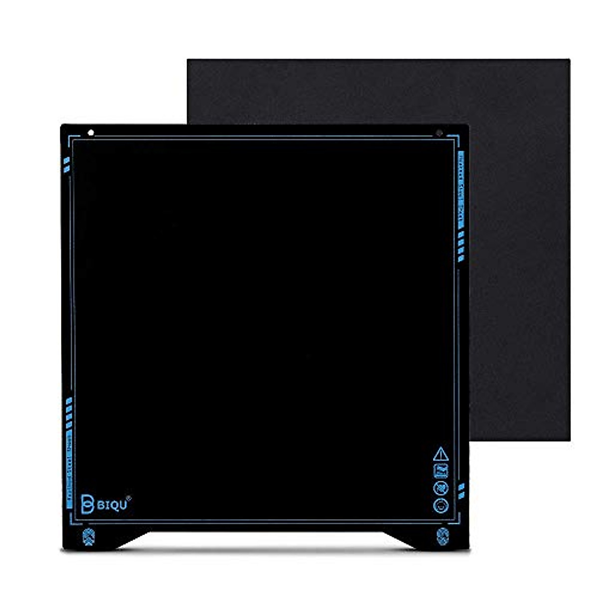 BIQU Upgrade SSS Spring Steel Sheet with Magnetic Sticker, 235X235MM Ultra-Flexible Removable Surface Heated Bed Platform 3D Printer Parts Printing Build Plate for Ender 3/Ender3 Pro/Ender 5/B1