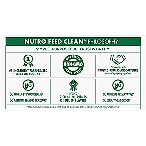 NUTRO Natural Grain Free Adult Dog Wet Food Cuts in Gravy Variety Pack of Beef, Lamb, Chicken, and Turkey Recipes, 3.5 oz. Trays (Pack of 36)
