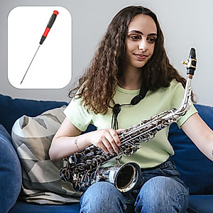 Healifty Metal Screwdriver for Flute Clarinet Saxophone Maintenance Luthiers Musical Instrument Makers Repair Tool R126 flute plugs,piccolo,spring tool