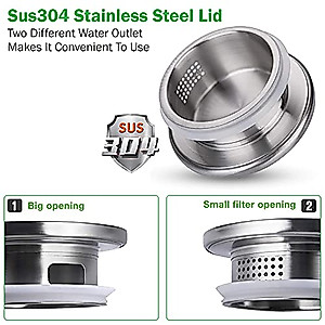 68OZ Glass Pitcher with Lid and Spout - High Heat Resistance Pitcher for Hot/Cold Water & Iced Tea (2.0L)