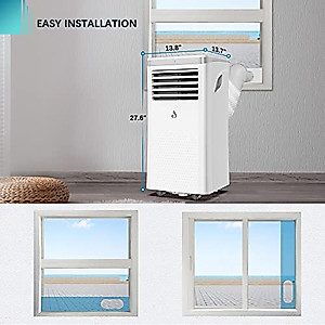 Portable Air Conditioners, Portable AC With Remote for Room (8000Btu, 8000Btu)