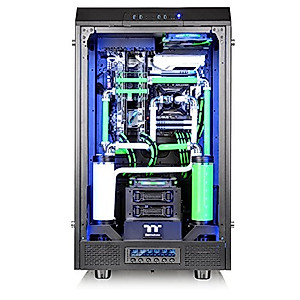 Thermaltake Tower 900 Black Edition Tempered Glass Fully Modular E-ATX Vertical Super Tower Computer Chassis CA-1H1-00F1WN-00