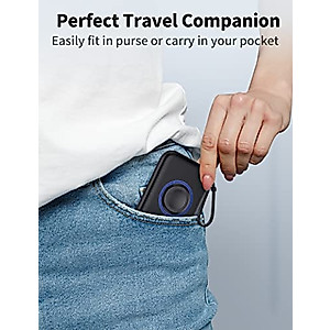 RORRY Portable Apple Watch Charger,5000mAh iWatch Wireless Charger Power Bank with Built in Cable,Travel Keychain Charger for Apple Watch Series 8/Ultra/7/6/Se/5/4/3/2,iPhone 14/13/12/12/11