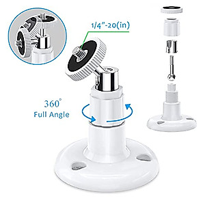 Wall Mount Bracket for Ring Stick Up Cam,Arlo Camera,Wyze Camera,Surveillance Camera System -3PACK