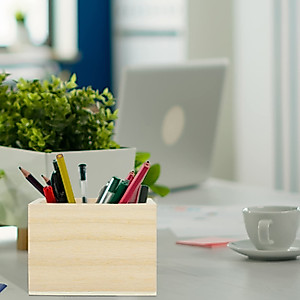 Aodaer 10 Pieces Wooden Box Unfinished Small Platane Wood Box 4 x 4 x 2.2 Inch Rustic Treasure Box Decorative Craft Organizer Storage Box for Crafts, Collectibles, Succulents, Desktop Drawer Decor