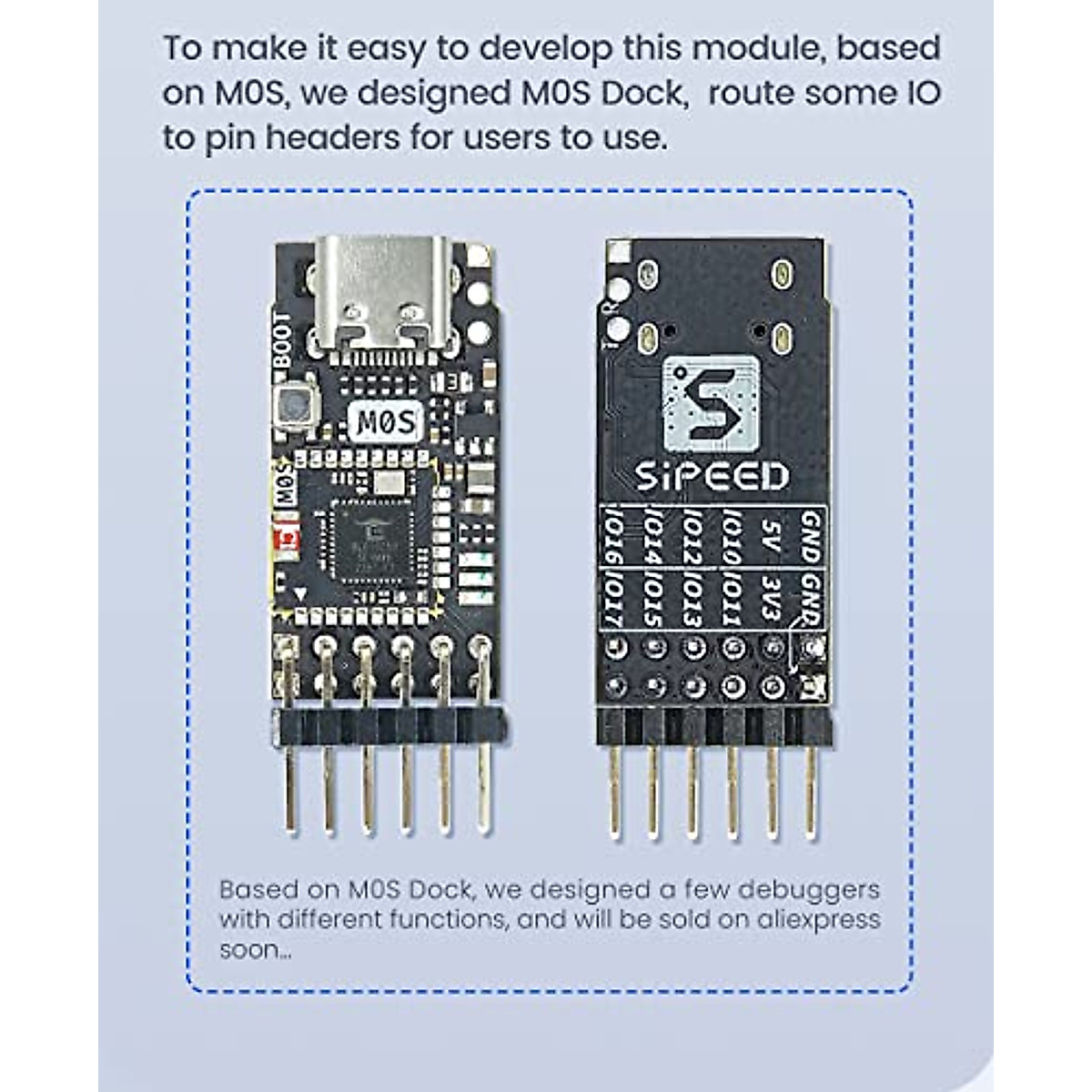 youyeetoo Sipeed M0S Dock tinyML RISC-V BL616 Wireless Wifi6 Module Development Board,TinyMaix, IOT Module, Support BT 5.2 and zigbee (Bundle B)