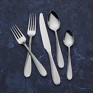 Pfaltzgraff Payton Frost 18.0 Stainless Steel 20 Piece Set, Service For 4