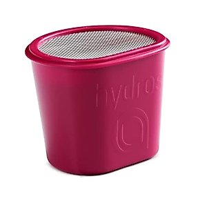 Hydros Single Color Water Filter, Patented Fast Flo Tech, for Hydros Pitchers, Carafes and Bottles, Filters 40 Gallons, Rose Red