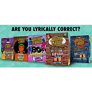 Lyrically Correct 60's and 70's Oldies but Goodies Music Trivia Card Game | Multi-Generational Family Gatherings, Adult Game Night and Fun Trivia