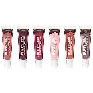 Burt's Bees Lip Gloss Easter Basket Stuffers, Lip Shine for Women, 100% Natural Makeup, Pucker
