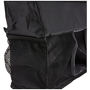 4moms Breeze Playard Diaper Caddy, Storage Basket for Diapers, Baby Wipes, and Organization, to Keep Essentials Within Reach, Black