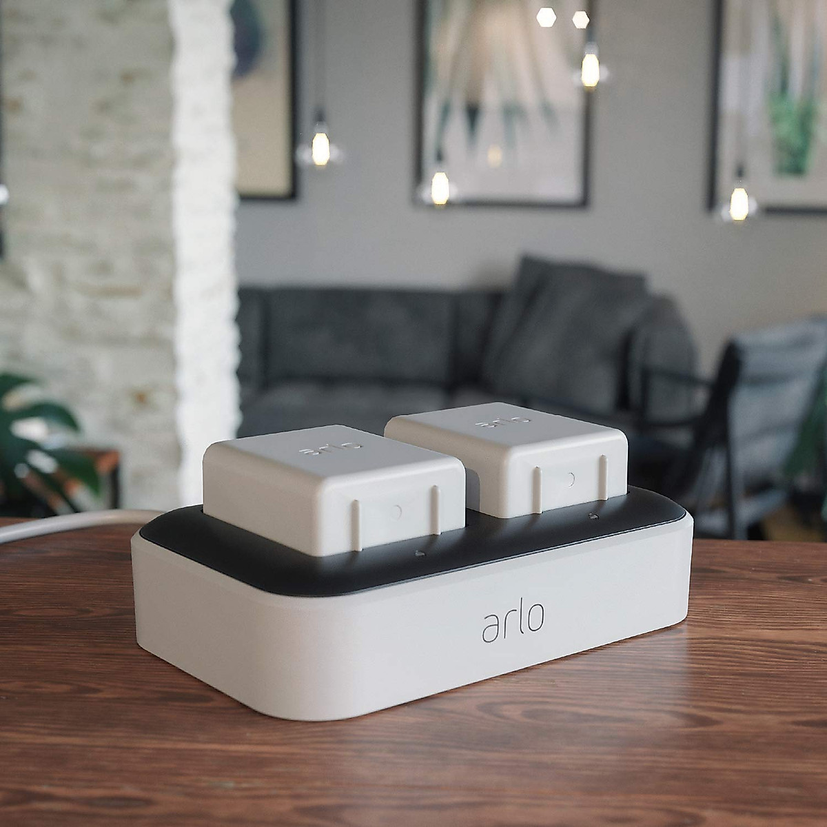 Arlo VMA5400C Accessory Dual Charging Station, Charge Up to Two Batteries, Compatible with Arlo Ultra and Pro3 Only, (Official)