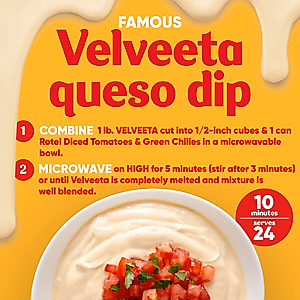 Velveeta Queso Blanco Melting Cheese (32 oz Block)
