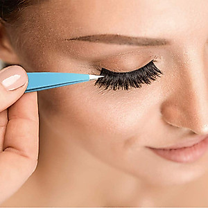 Tweezers for Ingrown Hair by Blinkeen - Best Stainless Steel Professional Pointed Blackhead Remover – Precision Eyebrow Hair,Facial Hair, Splinter & Tick Removal Tweezer