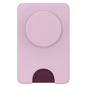PopSockets: Phone Wallet with Expanding Grip, Phone Card Holder, Wireless Charging Compatible, Wallet for MagSafe - Blush Pink