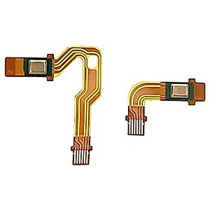 HALLWAYEE Microphone Flex Cable for PS5 Handle Inner Mic Ribbon Cable Controller Replacement (1 Pair)
