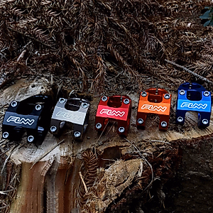 Funn Funnduro MTB Stem with 35mm Bar Clamp - The Ultimate Ultralight and Tough Alloy Bicycle Stem for Mountain Bike and BMX Bike, Length 45mm stem (Orange)