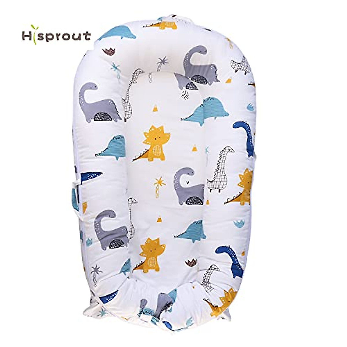 Hi Sprout Newborn Baby Nest Change Extra Cover (Suit for All Dockatot Deluxe Docks) (Dinosaur)