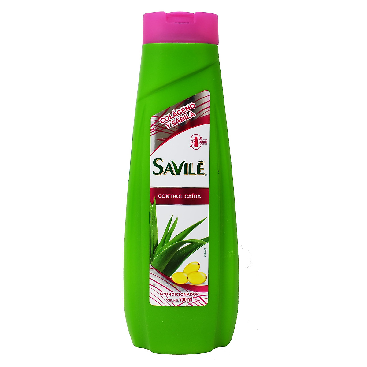 Savile pulpa de sabila Colageno Control Caida Anti Hair Loss Shampoo and Conditioner 750ml