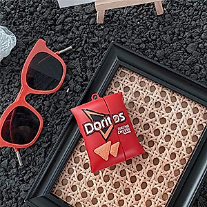 YLFYSF Airpods Pro Silicone Case 3D Cartoon Funny Cute Cover Compatible for Apple Airpods Pro [Snacks Food Series 1] (Tortilla Chips Doritos)