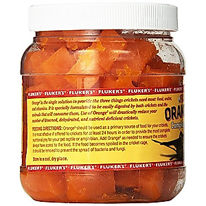 Fluker's (3 Pack) 6 oz Orange Cube Complete Cricket Diet