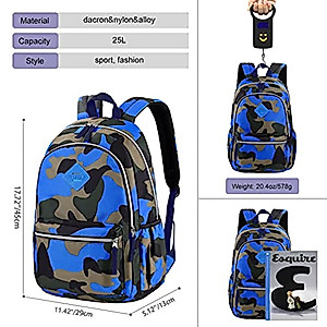 Atarni School Backpack Boys Bookbag Kids - Cute Bags Middle Elementary Preschool Kindergarten Supplies for Teen Little Children Student (Camouflage)