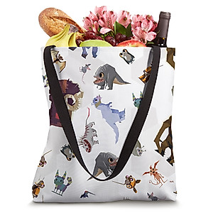 Star Wars Galaxy of Creatures Geometric Print Tote Bag