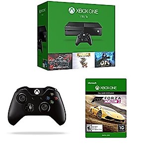 Xbox One 1TB Console – 3 Game Bundle + Xbox One Wireless Controller + Forza Horizon 2 [Emailed Digital Code]