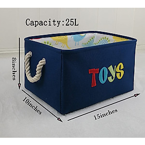 MAIZMZ Rectangular Storage Basket Collapsible Organizer Bin Waterproof Toy Box for Organizing Home/Dorm/Kitchen/Pet/Office/Closet/Shelf/Gift Baskets