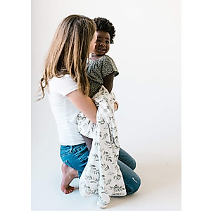 Copper Pearl Three-Layer Baby Blanket: Soft Baby Quilts for Boys and Girls | Breathable, Cozy, Toddler Blanket | Baby Quilt for Newborns | 46x46 Premium Polyester/Rayon | Fern