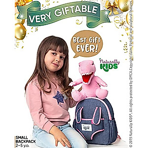 Pink Dinosaur Toys Girls, Dinosaur Toys for Kids 2-4, Gifts for 3 Year Old Girl Birthday Gift Ideas, Dinosaur Backpack Kids 3-5, Toddler Backpacks Girls 2-4, Toddler Girl Toys 3 Year Old Girls