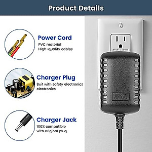 Charger for Remington Beard Trimmer Compatible with Remington PG6025 PG6060 PG6020 MB2500 WPG250 SCC100 PG525 Clipper Power Cord Adapter