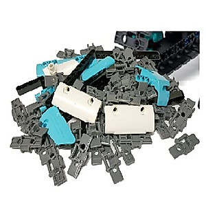 UNIQUE KIDS Building Remote Control STEM Building Kit for Boys 8-12 Tracked Racer Car/Tank/Robot 3 in 1 Educational Toys for 6 7 8 9 10 11 12 + Year Old Boys and Girls Birthday Gifts for Kids (Blue)