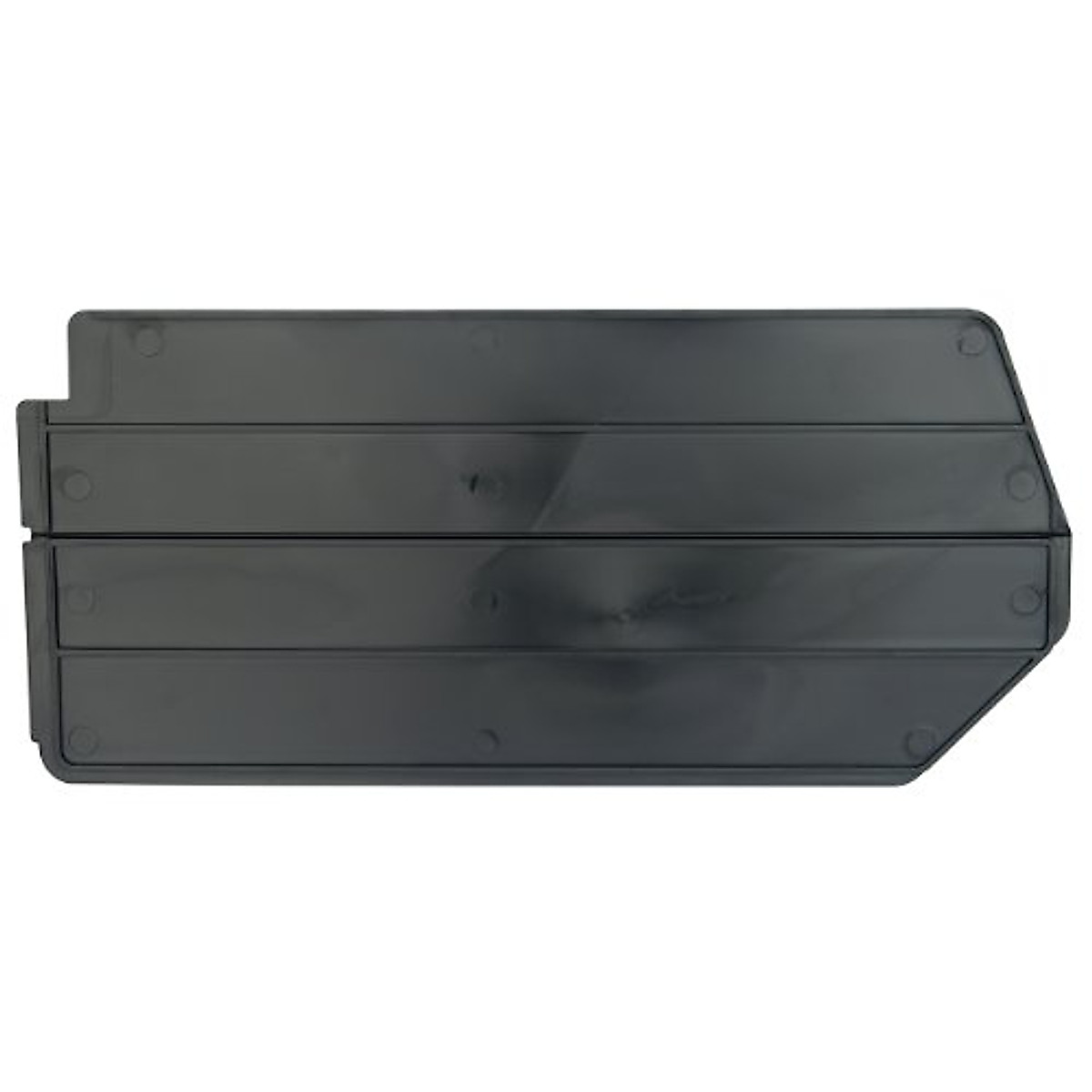 Akro-Mils 40245 Lengthwise Plastic Divider for 30240, 30245 AkroBin Storage Bins, Black, (6-Pack)