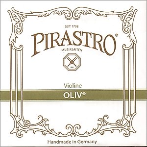 Pirastro Oliv 4/4 Violin E String - Medium Gauge - Gold-plated Steel - Ball End