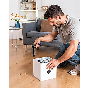 Fanttik Fold S1 APEX 3.7V Cordless Screwdriver, Electric Screwdriver, Screen Interaction, Pivot Handle, High/Low RPM Options, Max 7N.m, 6 Bits, 1/4''Hex, Ideas DIY Tool - Basic Edition