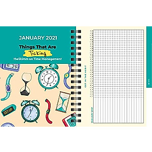 How to Skimm Your Life 17-Month 2020-2021 Monthly/Weekly Planning Calendar