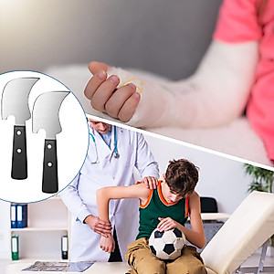 Hanaive 2 Pcs One Handed Gadgets Rocker Knife for Disabled, Disabled Products for Adults, Curved Steak Knife, Easy Hold Utensil for Chopping Limited Strength Hand Arthritis, Elderly or Pet Owner