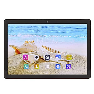 Tablet PC, 100-240V 4G RAM 128G ROM Tablet 10 Inch IPS Screen Octa Core Processor for Home for Travel (Gold)