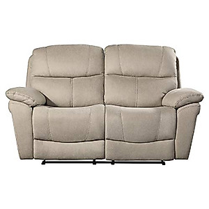 Lexicon Ryan Double Reclining Loveseat, Tan