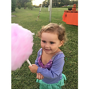 Concession Essentials Cotton Candy Cones- Pack of 100ct Cotton Candy Cones. White Paper Cones (White)