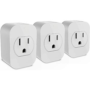 eco4life Smart Outlet, Mini WiFi Plug, Work with Alexa, Google Home, No Hub Needed, App Remote Control, Set Timer, UL Certified (3 Pack)