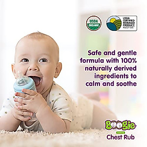 Chest Rub Stick by the Makers of Boogie Wipes, Soothing Eucalyptus and Lavender, 0.49oz, Pack of 1