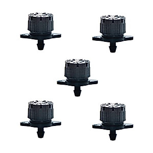 Raindrip Adjustable Flow Bubbler, Full-Circle Pattern, 8 Stream, with 1/4 in. Barbed Inlet, Single 50-Pack (157050B)