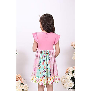 Baby Girls Spring Easter Minnie Mouse Panel Twirl Dress Pink Mint 18-24M/XS
