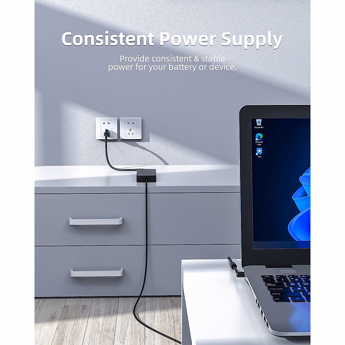 135W AC Charger Fit for Acer Desktop VZ6880G-I51150S1 VZ6880G-I71170S1,ConceptD 3 CN316-73G CN316-73G-733T CN316-73G-72DM Laptop Power Supply Adapter Cord